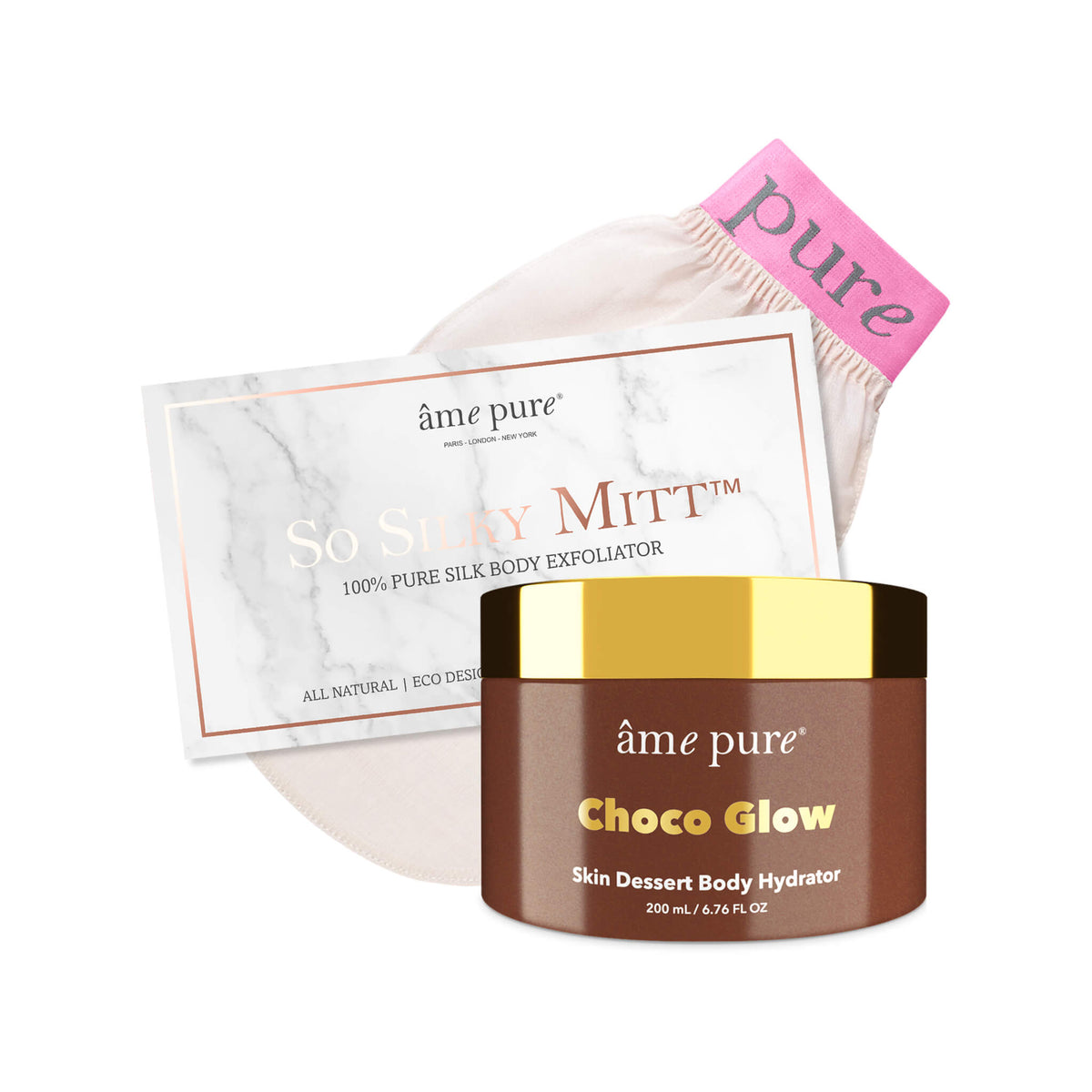 So Silky Mitt™️ + Choco Glow Body Yoghurt – AmePure.co.uk